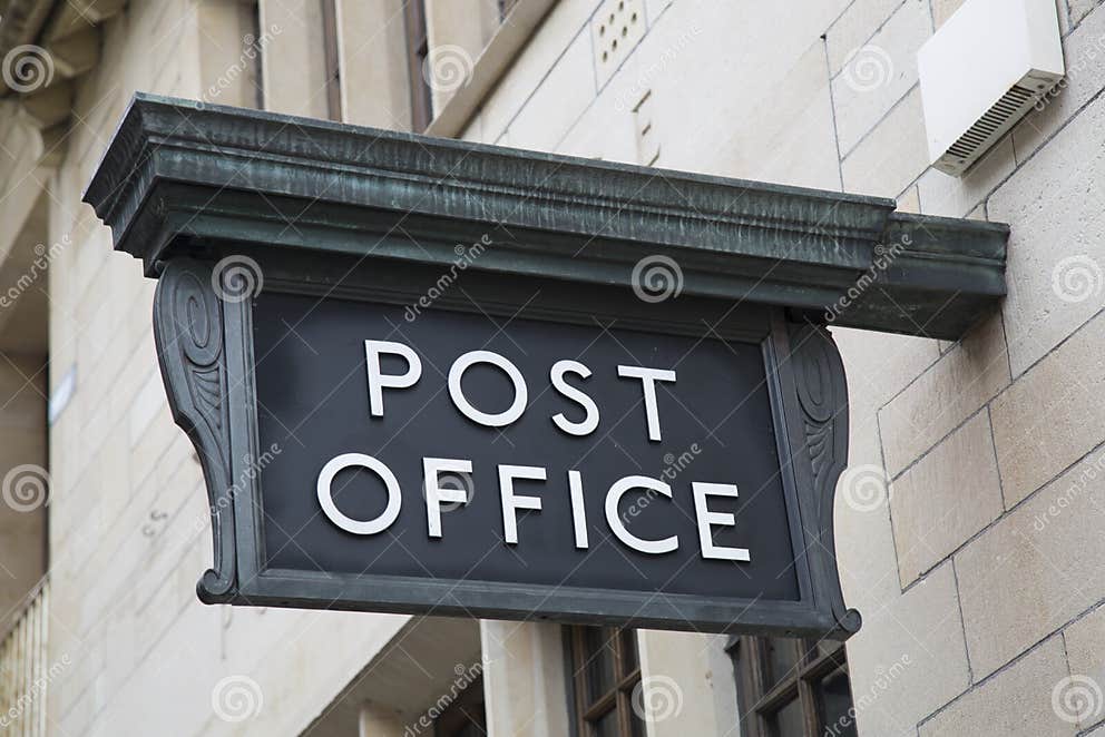 Post Office Sign stock image. Image of business, office - 70282997