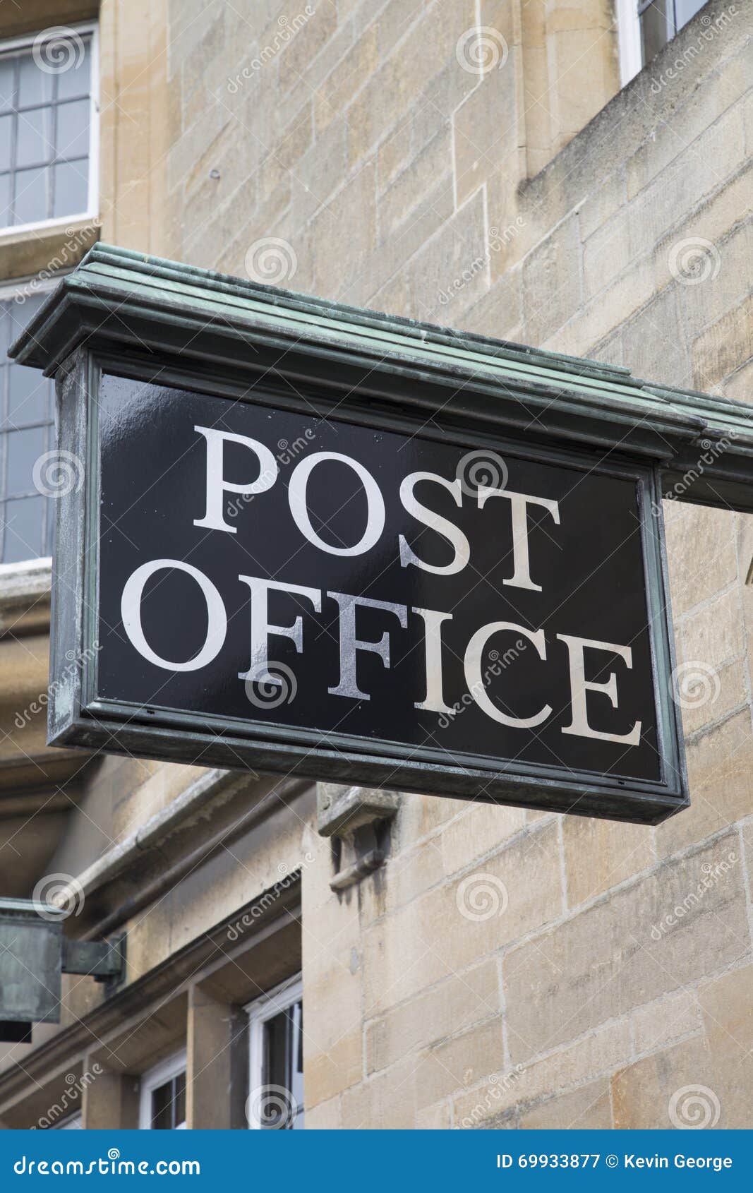 Post Office Sign stock image. Image of entrance, concept - 69933877