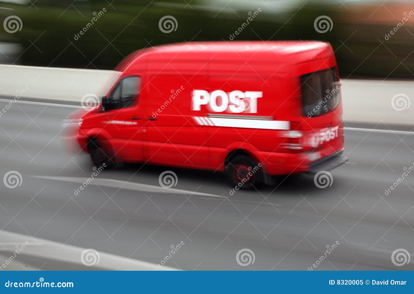 Post office van stock image. Image of courier, parcel - 8320005