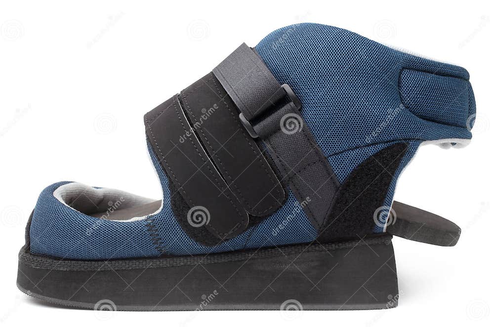 Post Operative Heel Off-loading Shoe Stock Image - Image of footwear ...