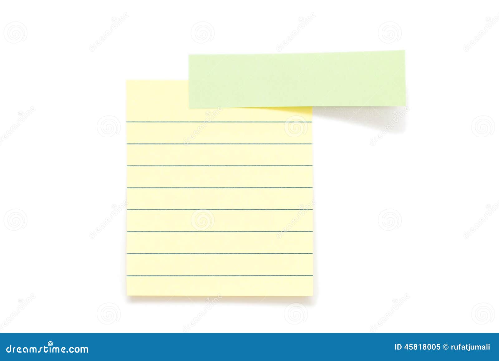 Post it Papers Isolated Over Background Stock Image - Image of ...