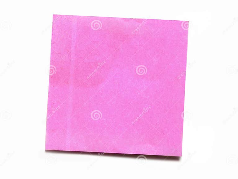 Post-it Pink stock photo. Image of frame, blank, stickies - 236682