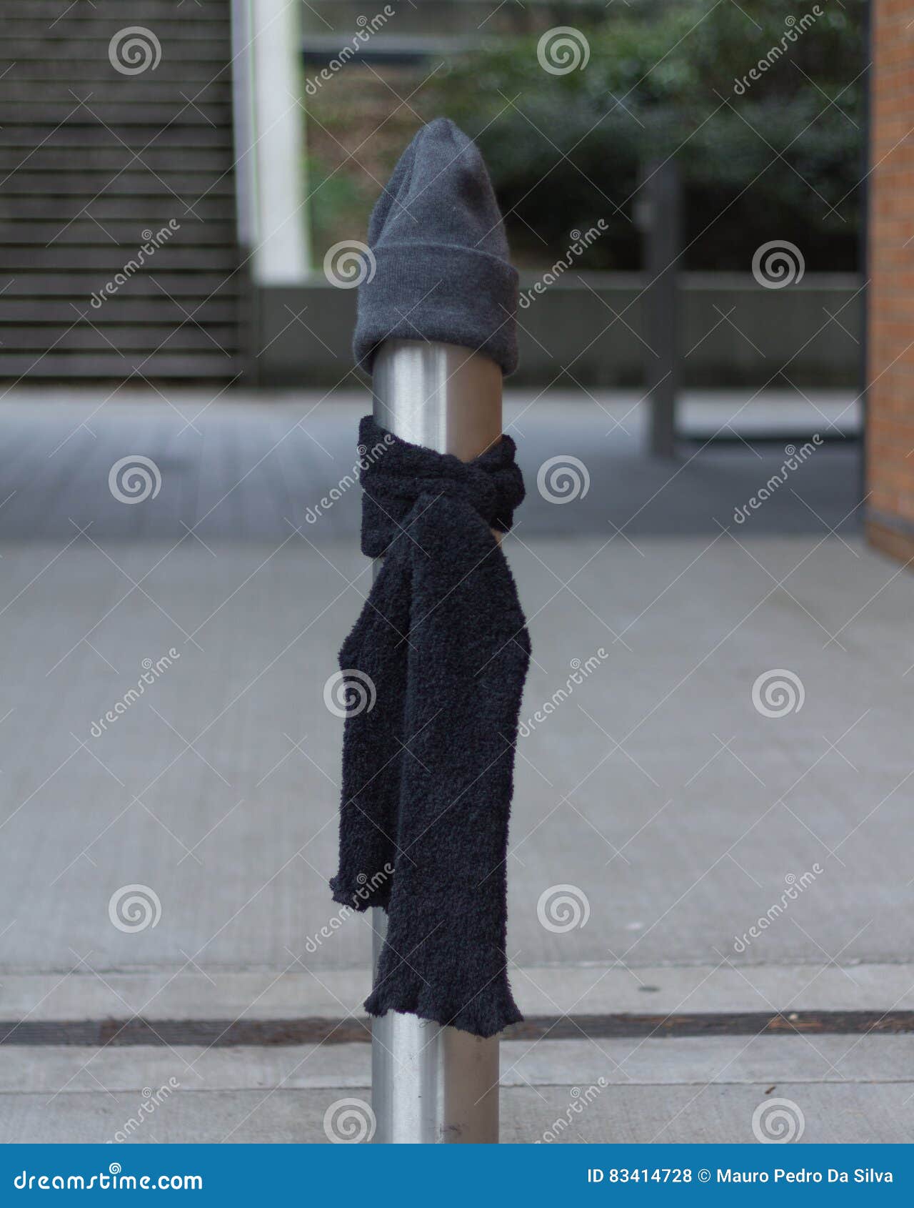 A Post Properly Dressed for the Winter at Seattle, Washington 27 Stock ...