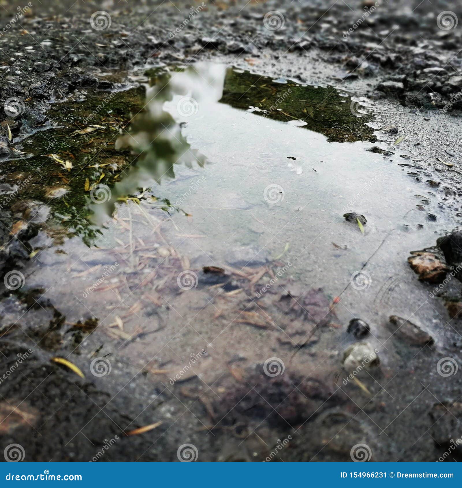 Post Rainy Effect on a Street Random Click Stock Image - Image of post ...
