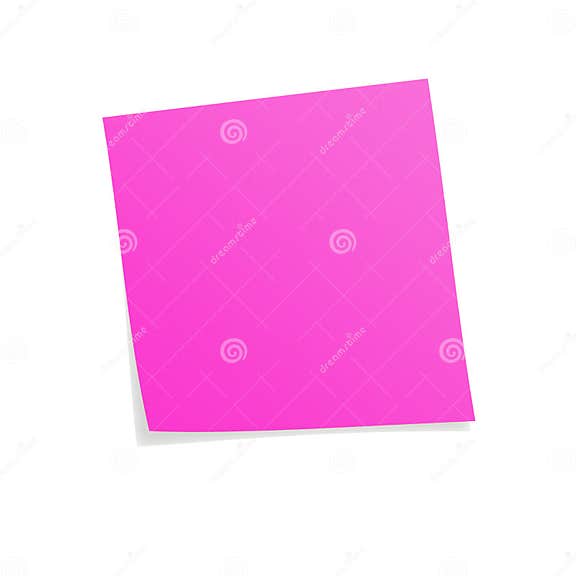 Post-it rose photo stock. Image du place, libre, poteau - 5516390