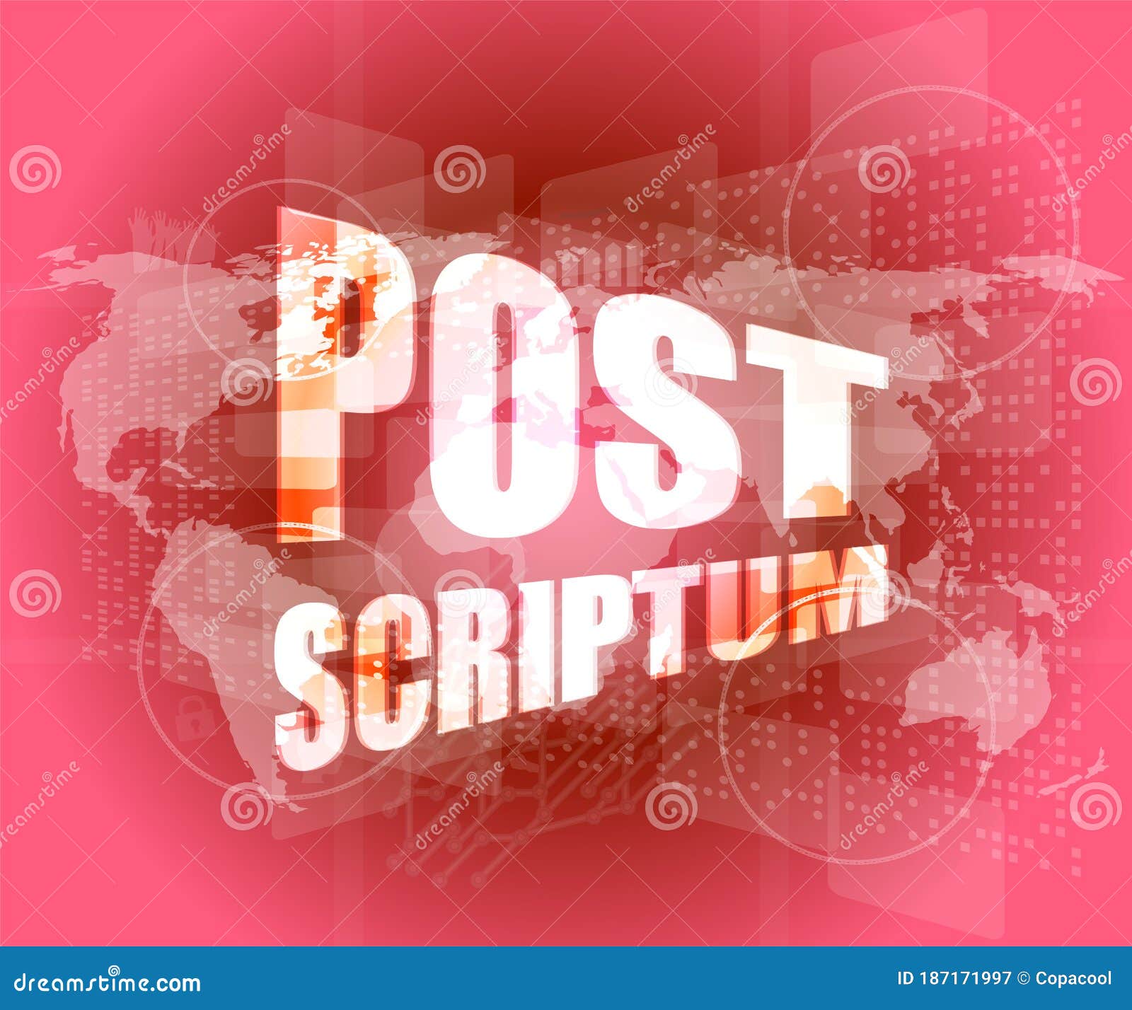 Post Scriptum Stock Illustrations – 3 Post Scriptum Stock Illustrations ...