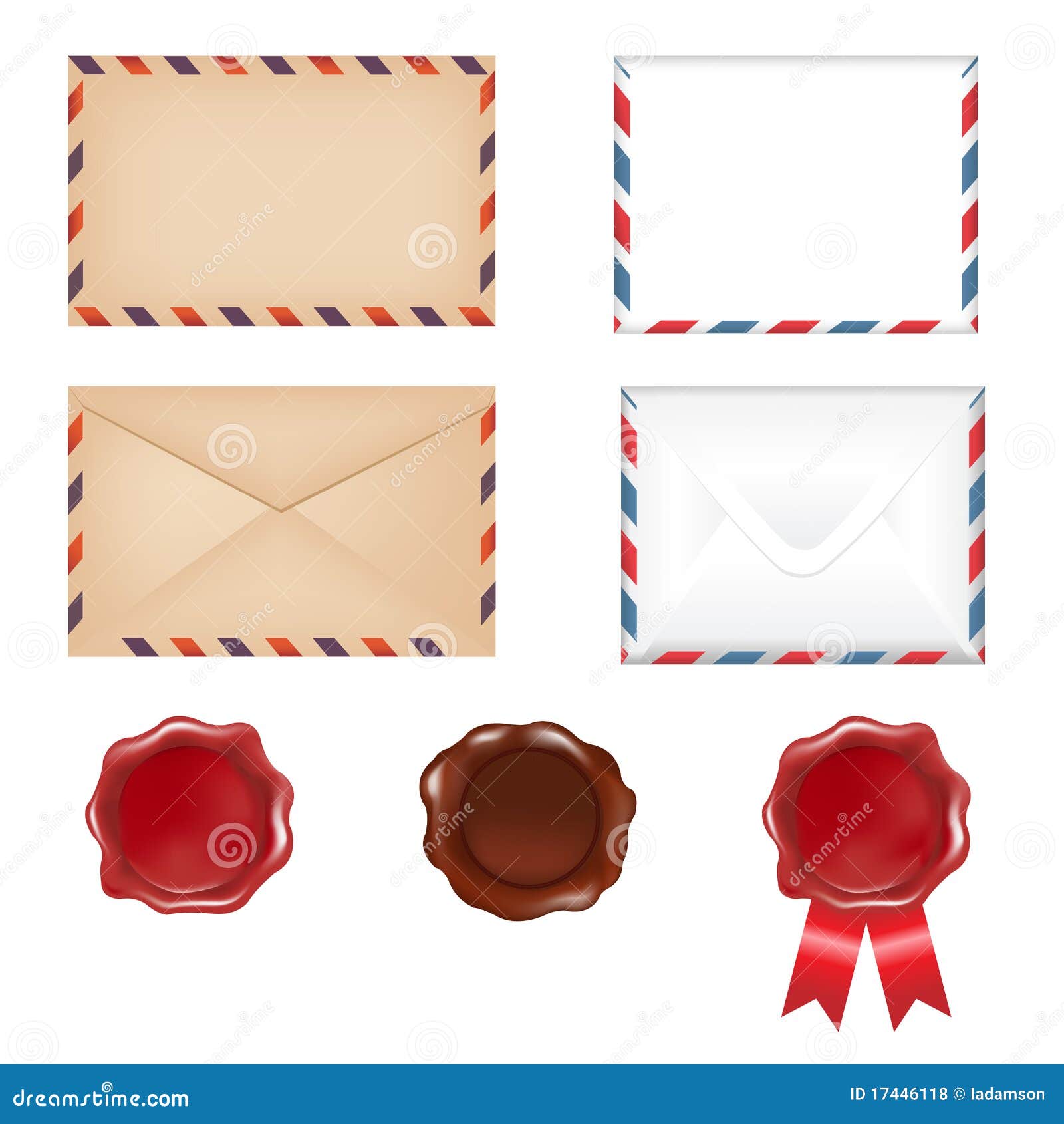 Post Set. Vector stock vector. Illustration of document - 17446118