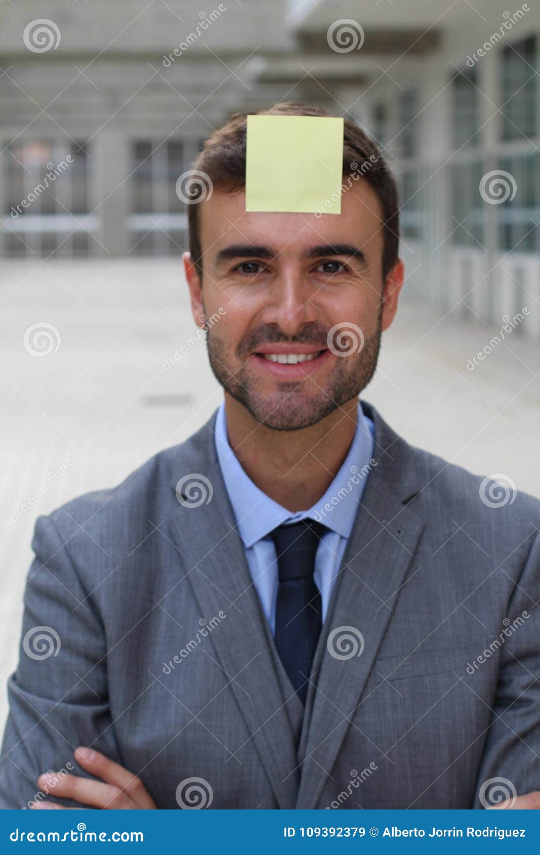 Post it Showing an Important Reminder Stock Image - Image of idiot ...