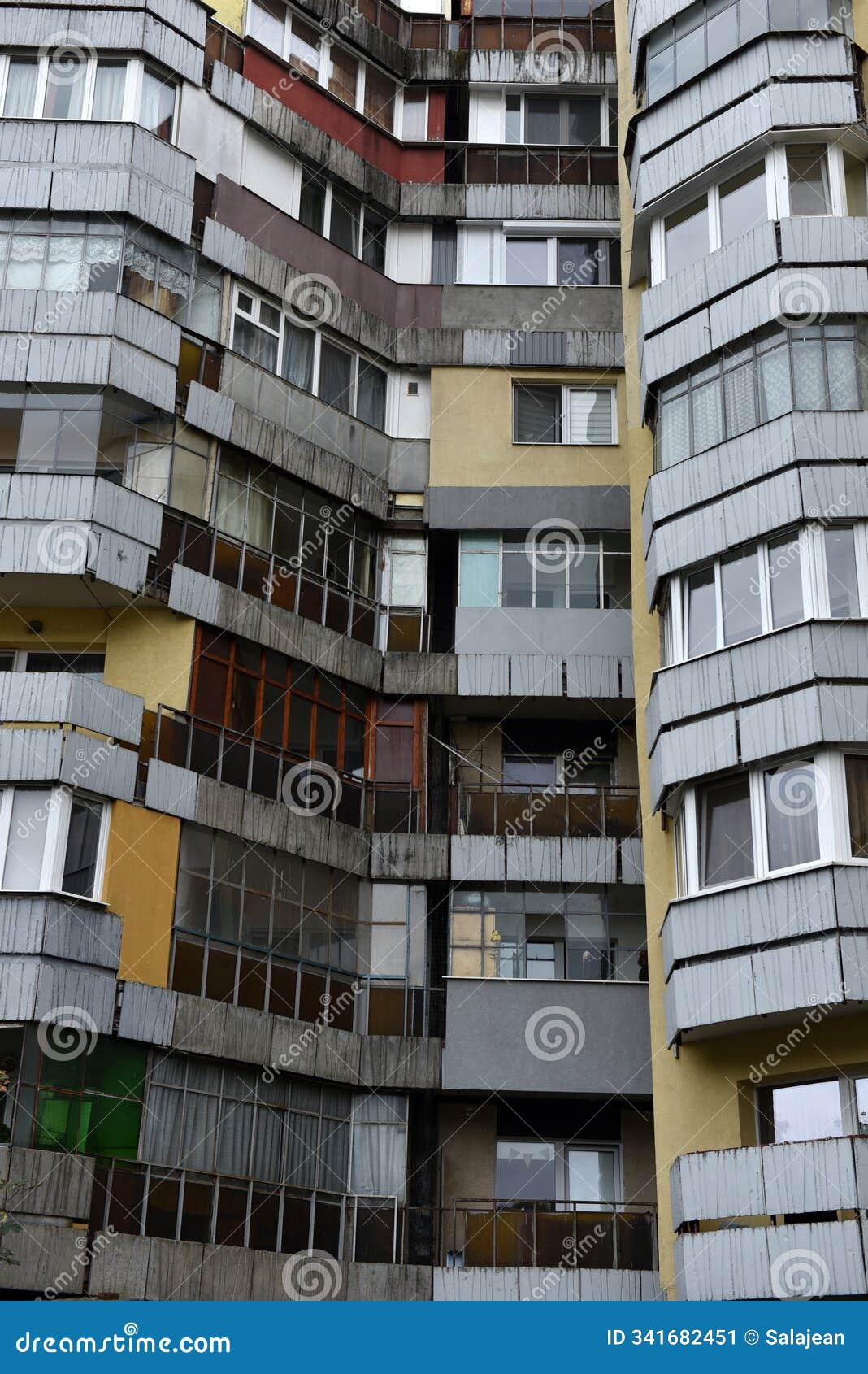 Post Soviet Flat of Blocks Built in the Communist Era, Concrete ...