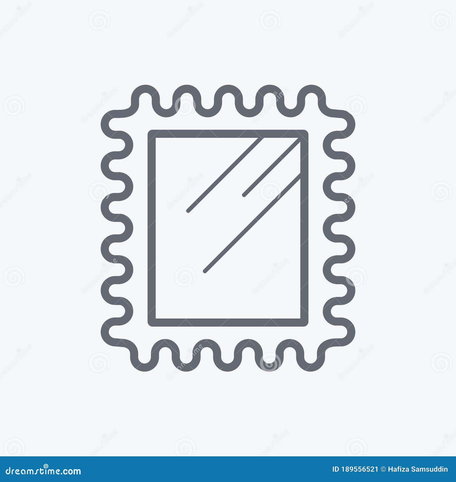 Post Stamp. Vector Illustration Decorative Design Stock Vector ...