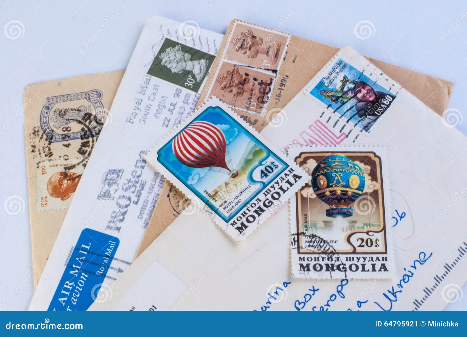 Post Stamps and Old Letters Editorial Photo - Image of baloon, canada ...