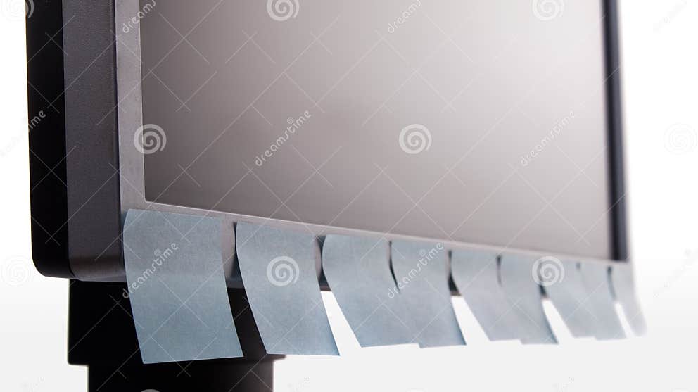 Post it stickers stock photo. Image of gray, flat, liquid - 10956712