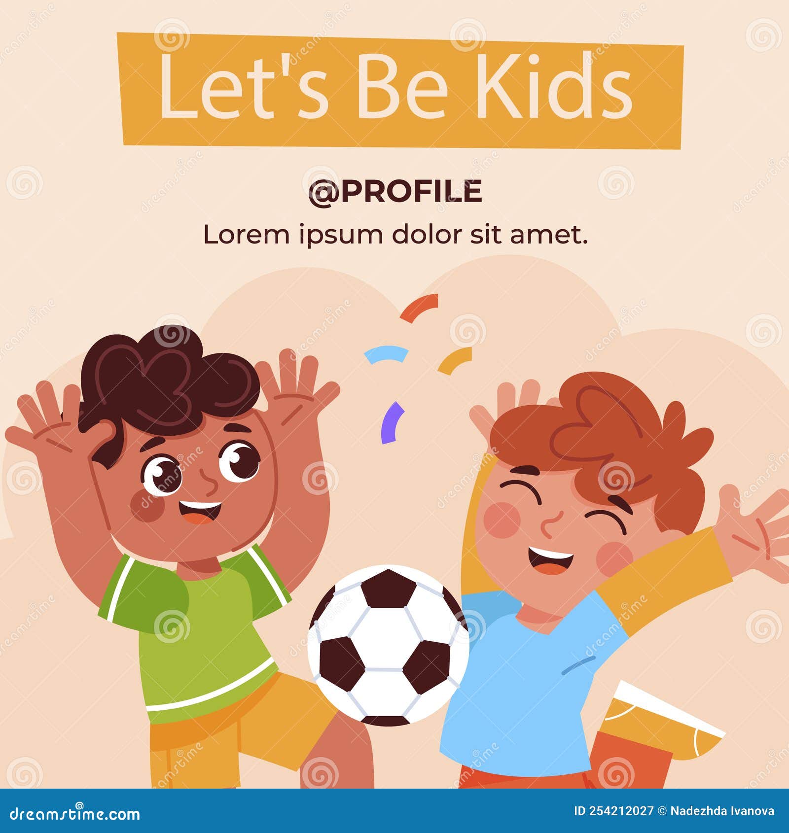 Post Stories Set for Kids Vector Illustration Stock Vector ...