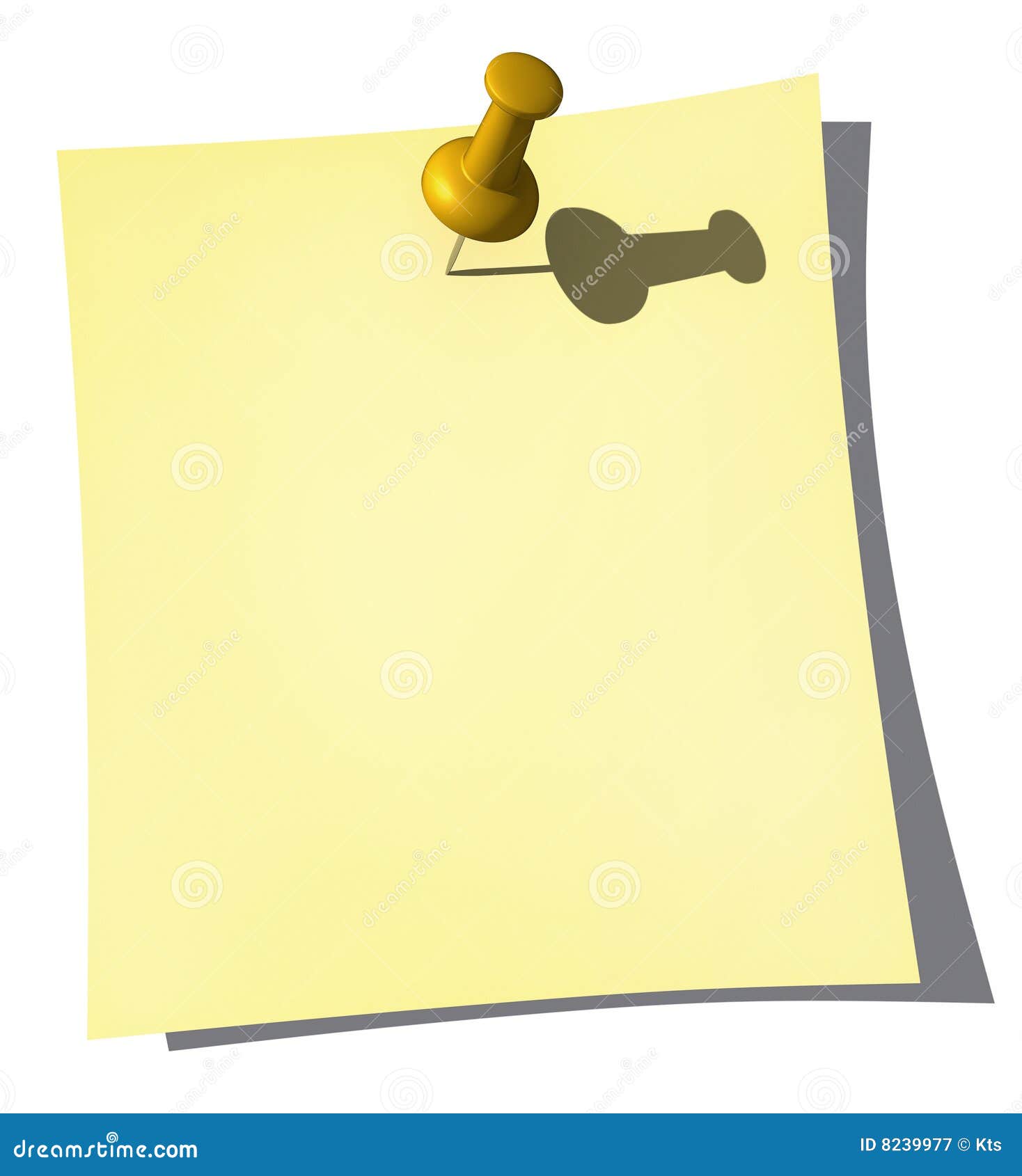 Post-it (sua mensagem) ilustração stock. Ilustração de escreva - 8239977