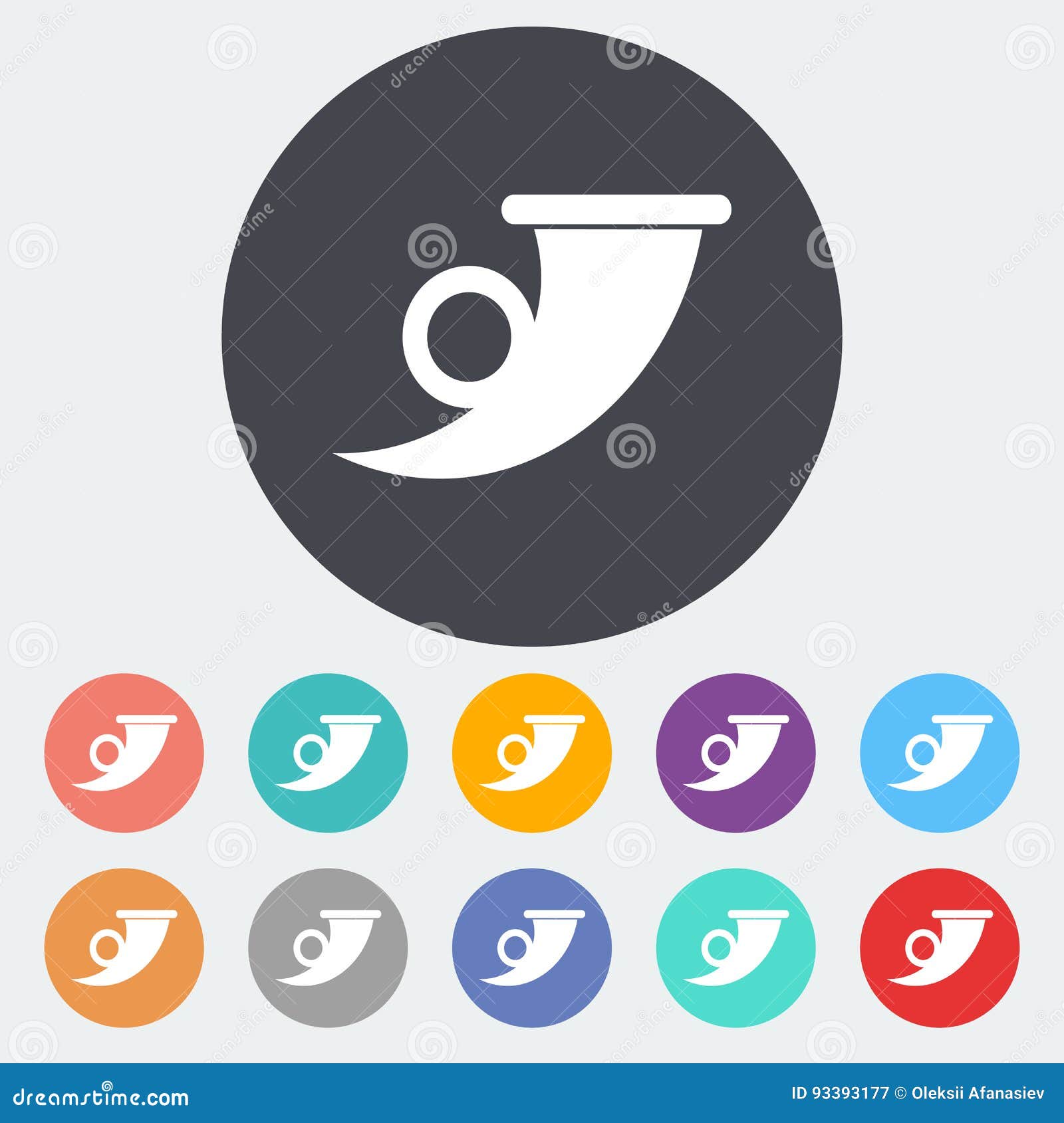 Post symbol single icon. stock vector. Illustration of icon - 93393177