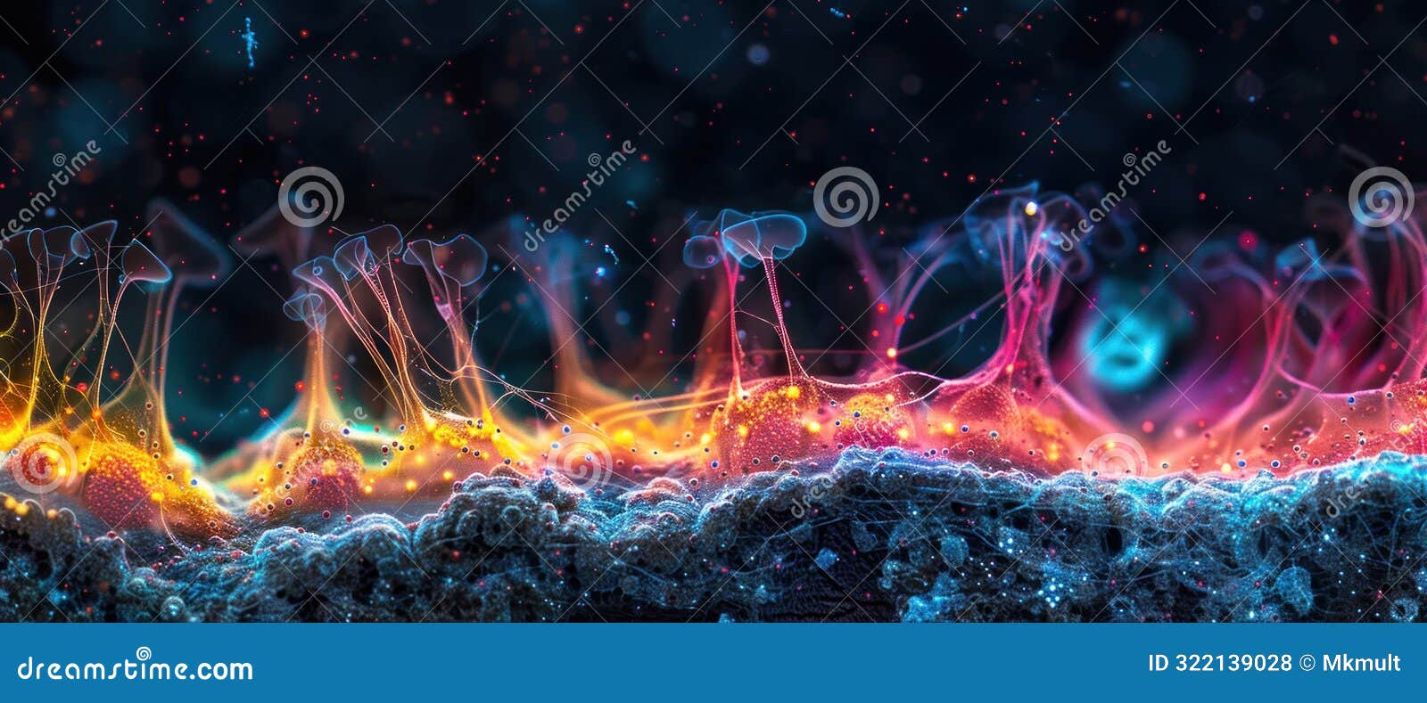 Postsynaptic Neuron Receptors Dendrite Receive Emitted ...