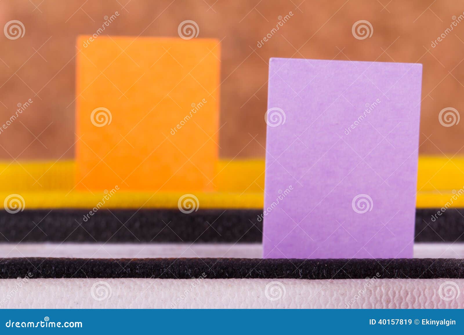 Post it Tags stock image. Image of education, close, cork - 40157819
