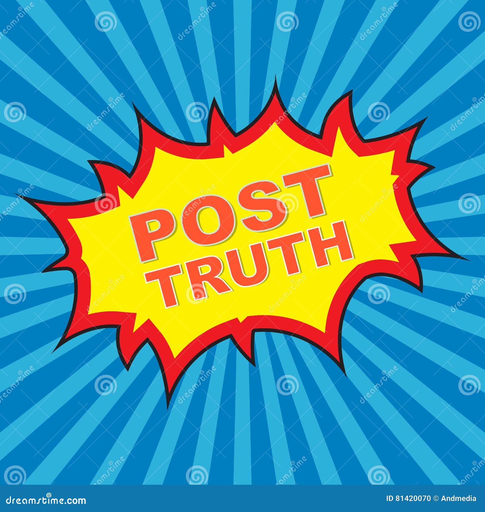 Post Truth stock vector. Illustration of post, dynamite - 81420070
