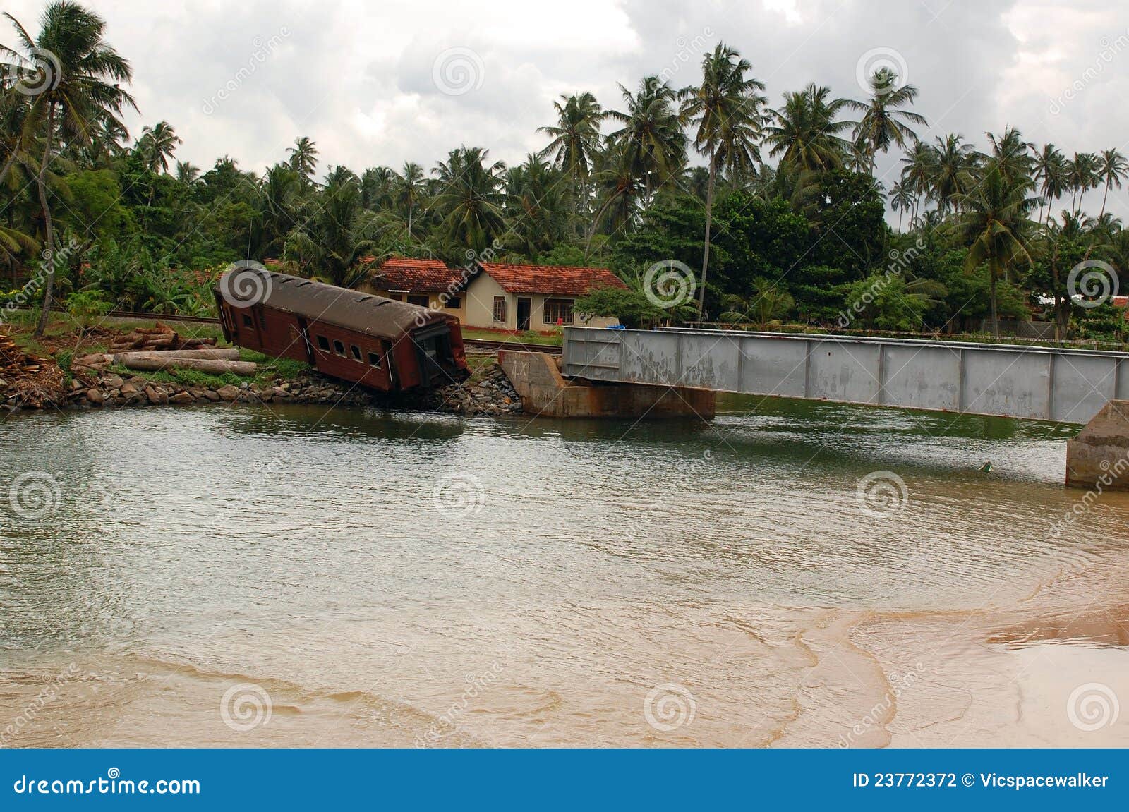Post-tsunami Landscape in Sri Lanka Stock Photo - Image of environment ...