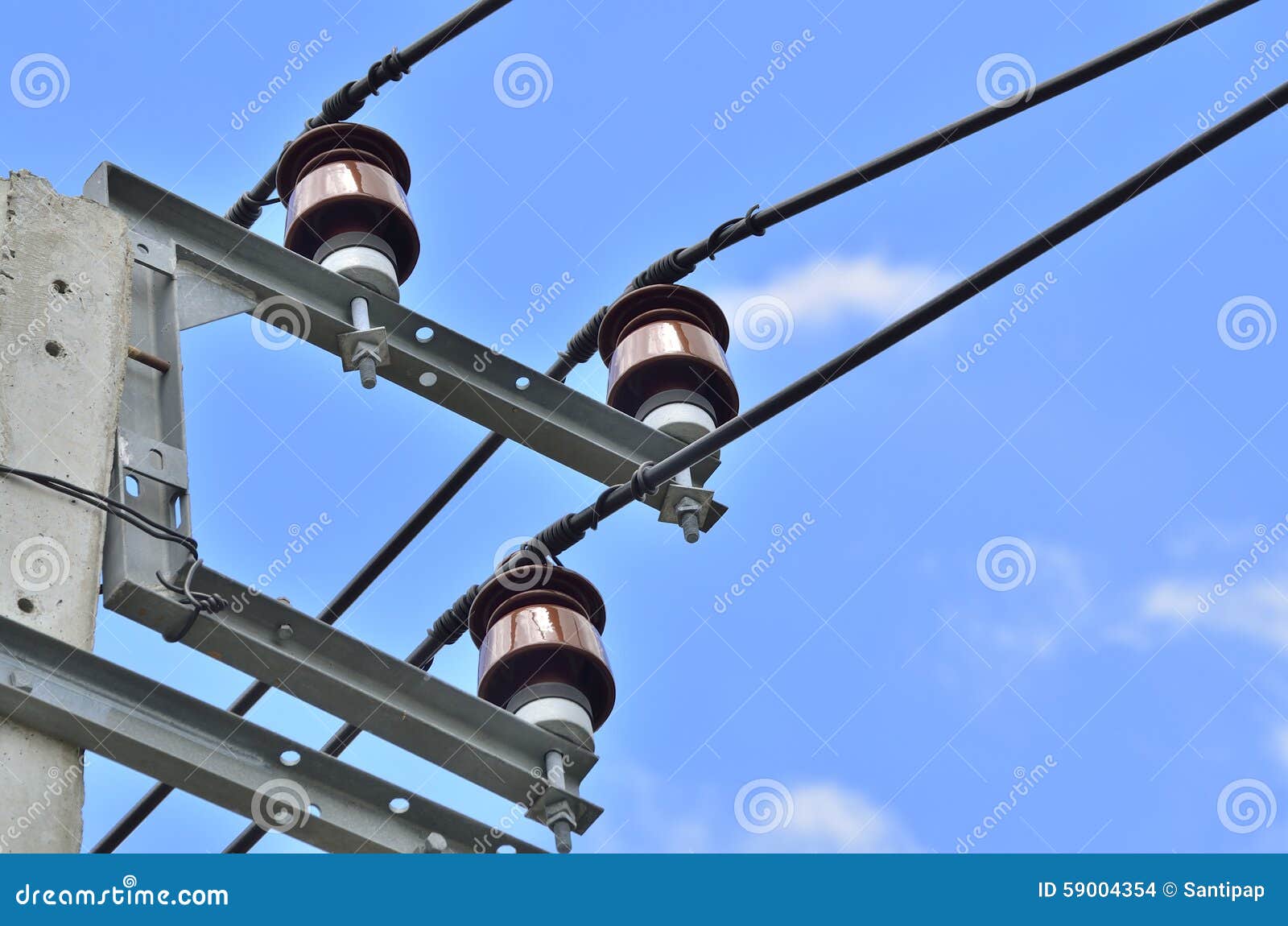 POST TYPE INSULATORS stock photo. Image of dangerous - 59004354