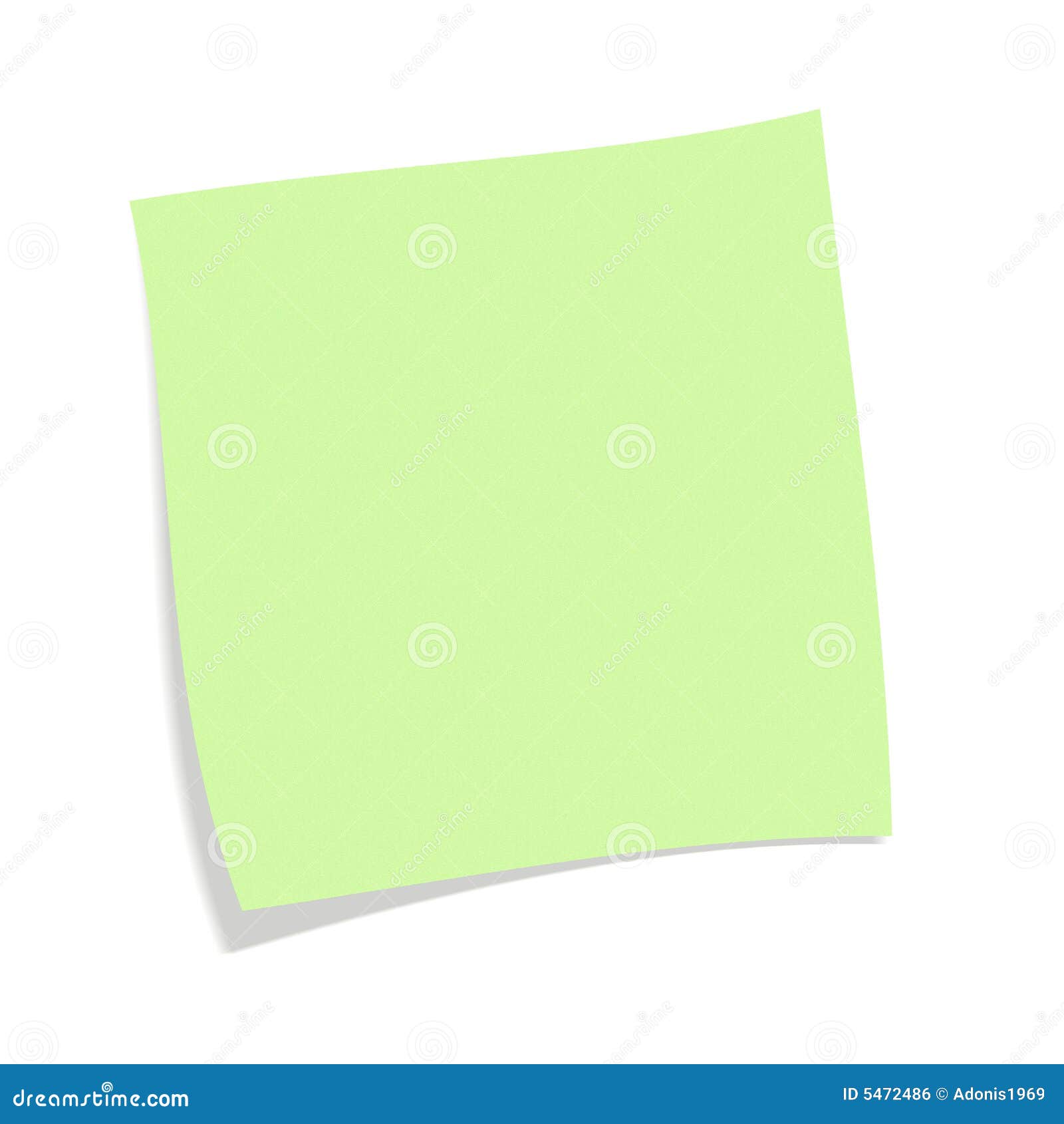 Post-it vert photo stock. Image du panneau, libre, vert - 5472486