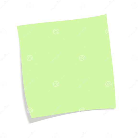 Post-it vert photo stock. Image du panneau, libre, vert - 5472486