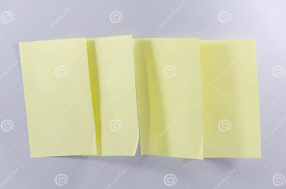 Post it on a White Background. Stock Photo - Image of post, notes ...
