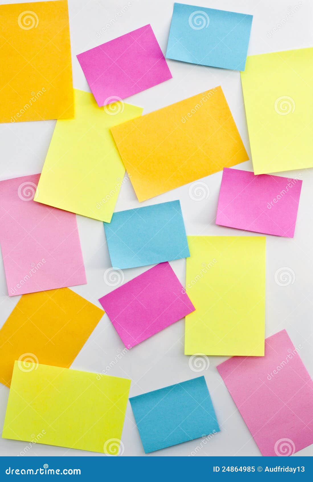 Post it on white board stock image. Image of design, empty - 24864985
