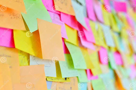 Post it on white board stock photo. Image of note, board - 53294592