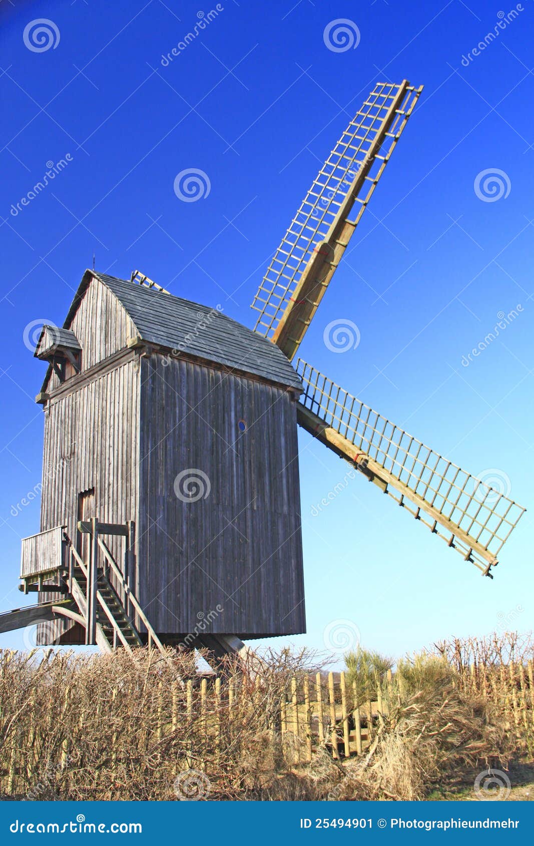 Post windmill stock image. Image of pomerania, postmill - 25494901