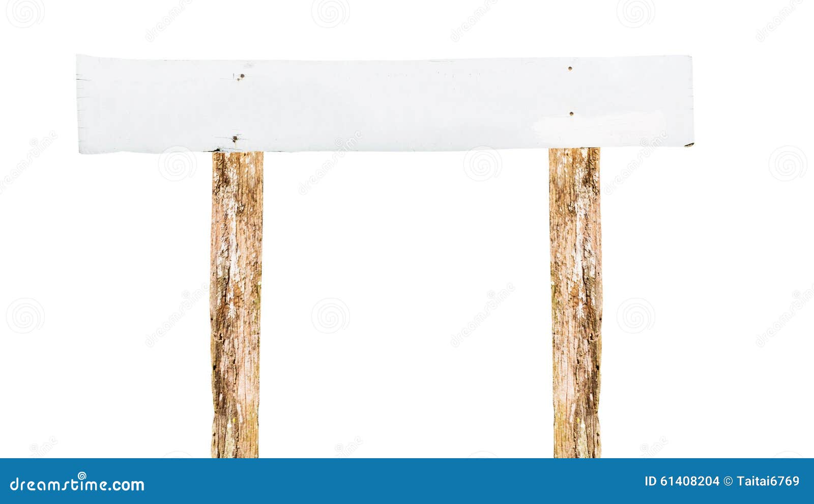 Post wood isolated stock photo. Image of rough, sign - 61408204