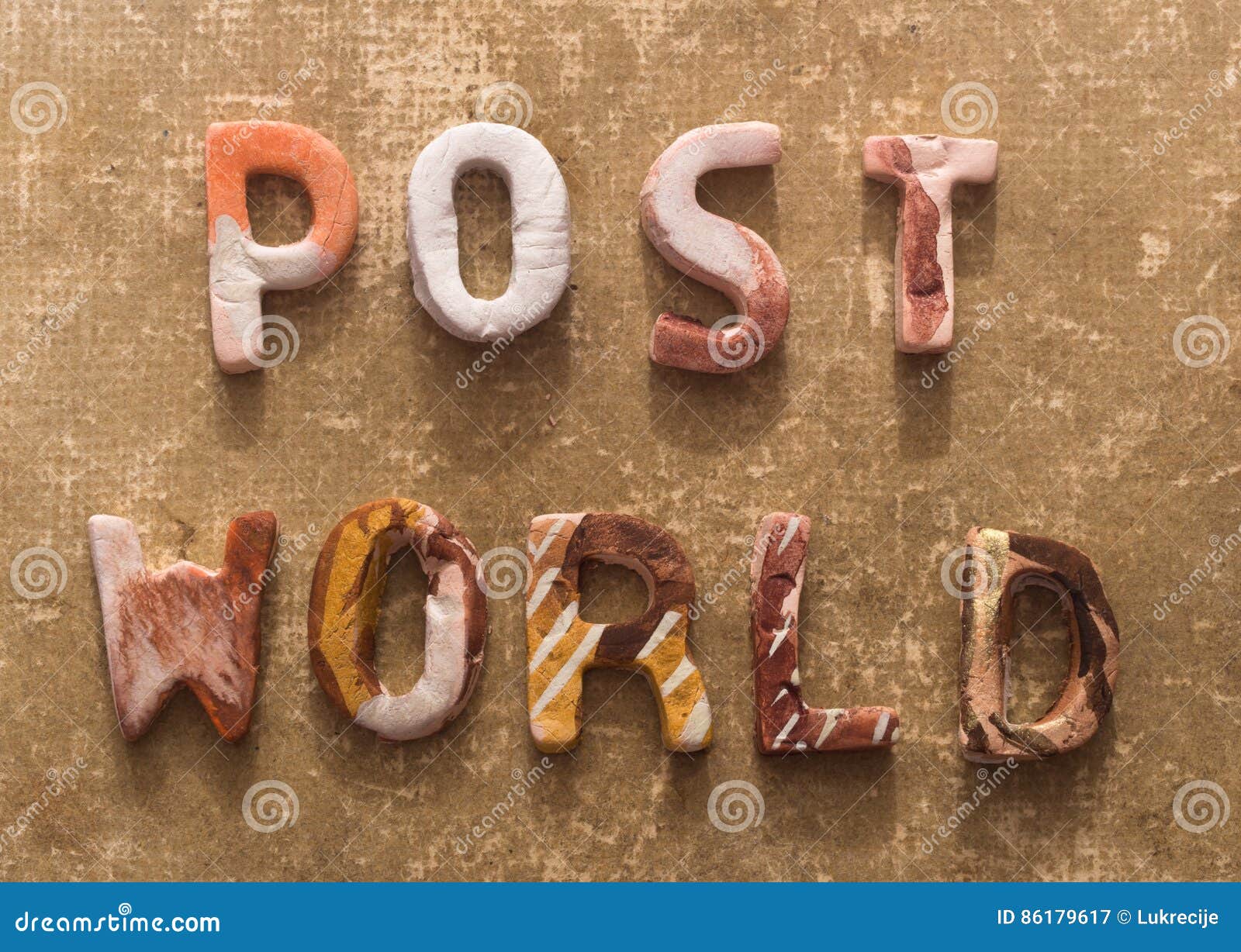 Post World concept stock image. Image of media, handmade - 86179617