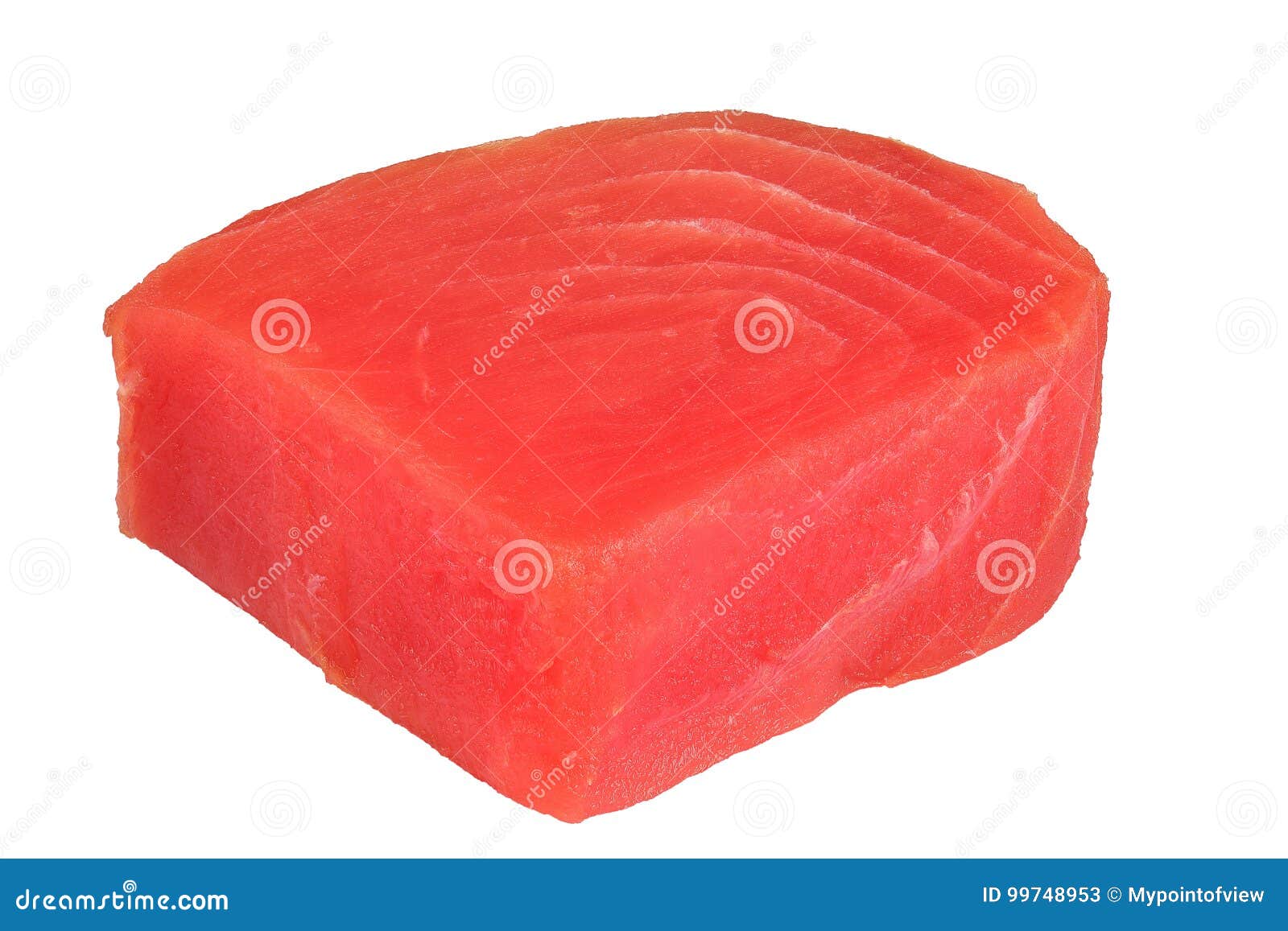 Posta Crua Do Atum Isolada No Branco Imagem de Stock - Imagem de ...