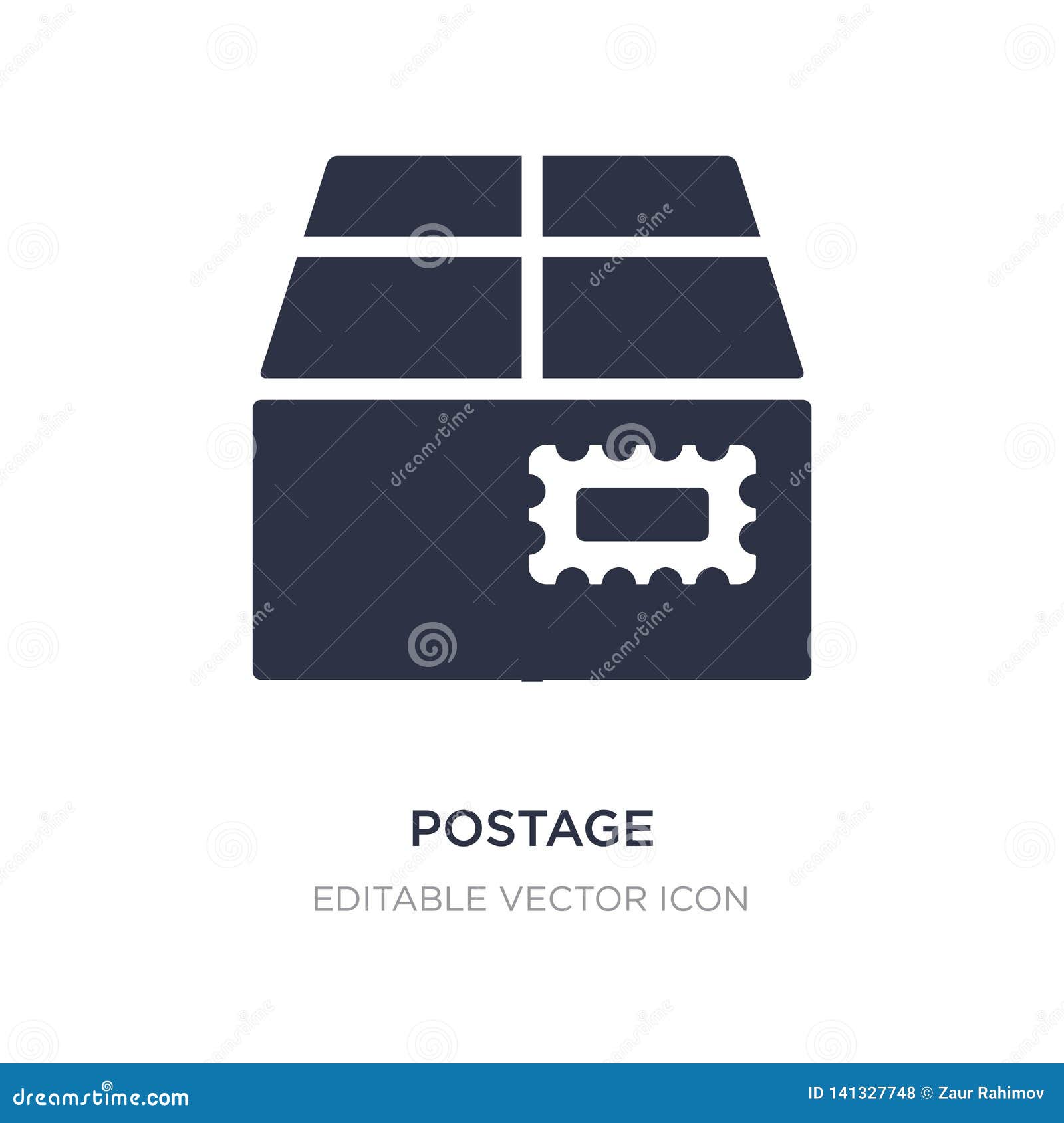 Postage Icon on White Background. Simple Element Illustration from ...
