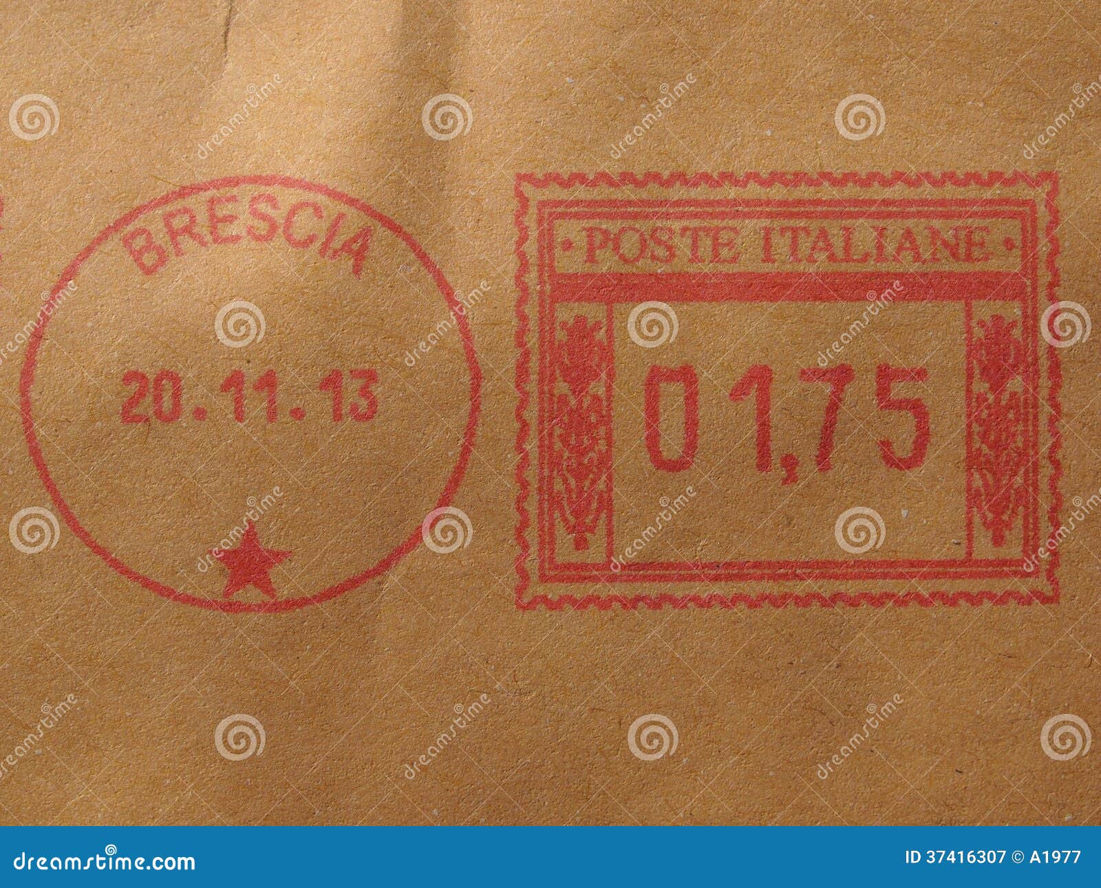 Postage Meter from Brescia (Italy) Editorial Photography - Image of ...