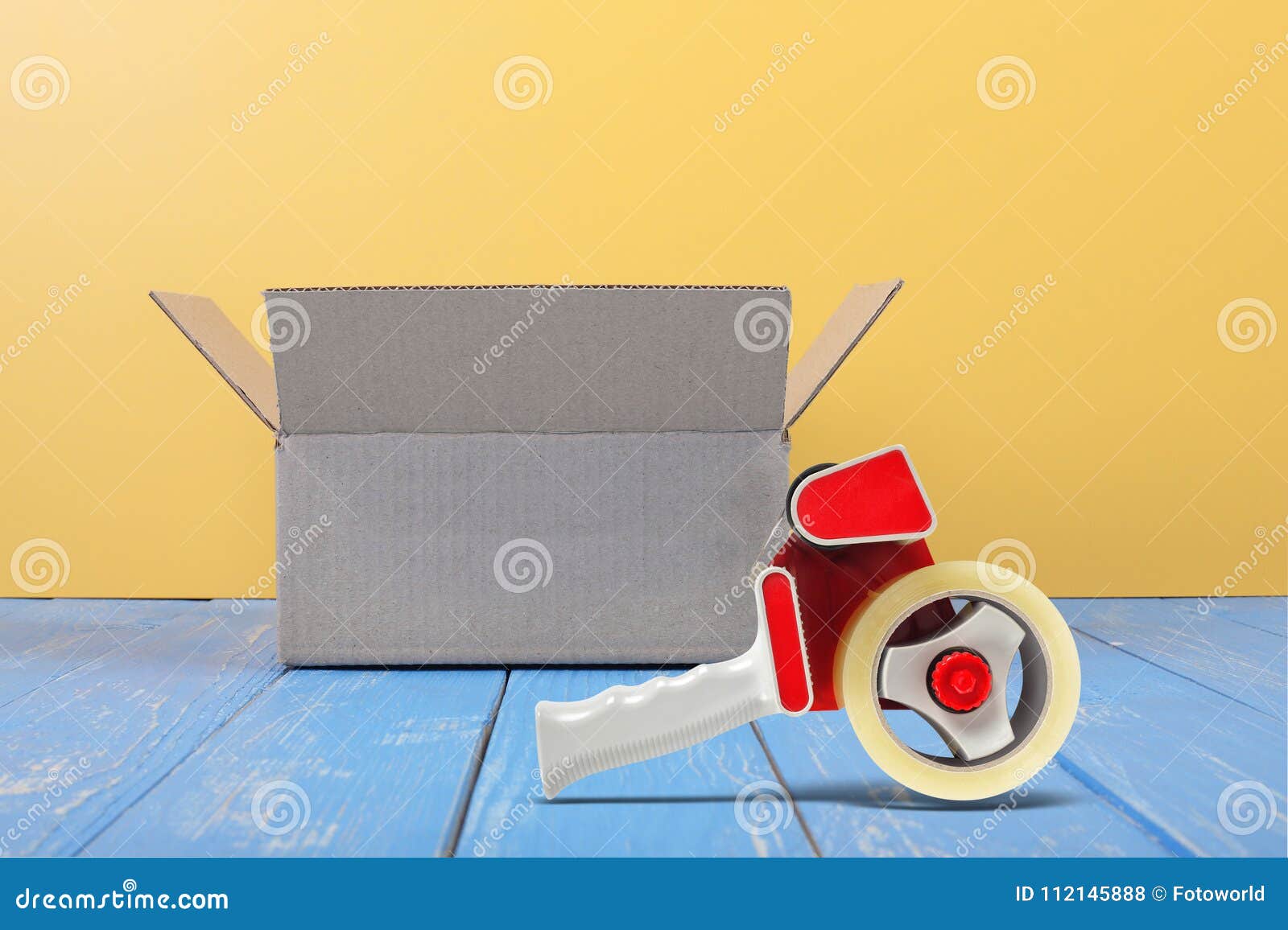 Postage and Packing Service - Open Small Package Front View and Stock ...