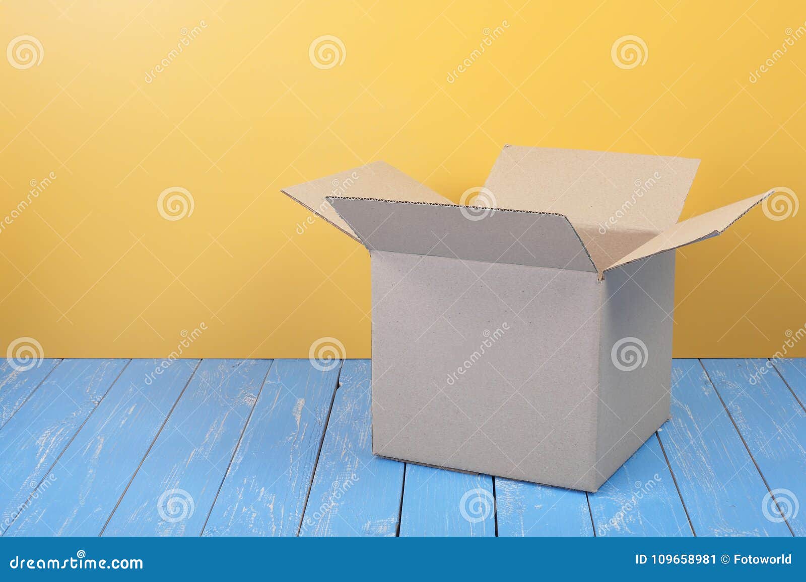 Postage and Packing Service - Open Square Small Package Stock Image ...