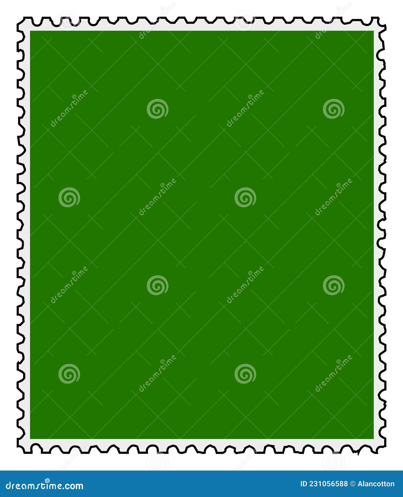 Postage Stamp Background Border Stock Vector - Illustration of isolated ...