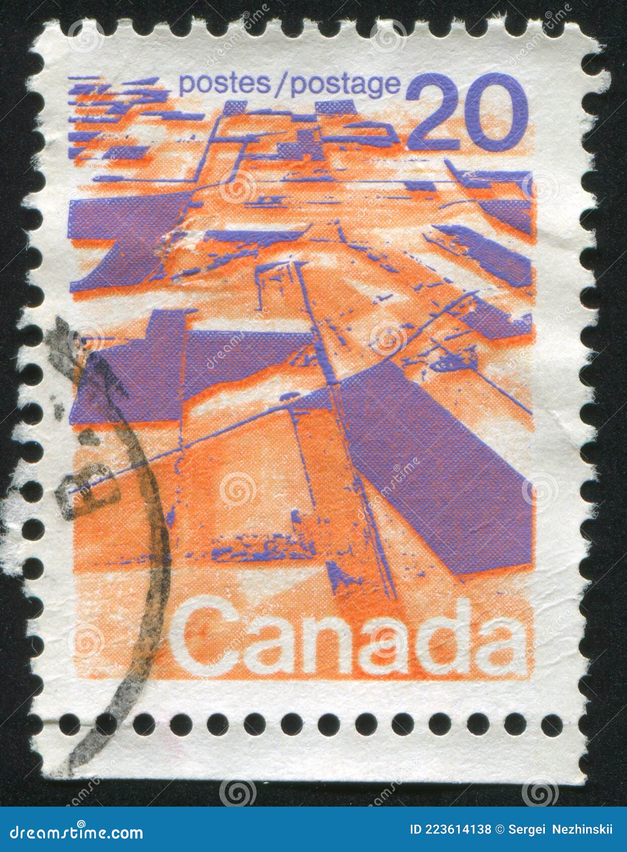 Postage stamp editorial stock photo. Image of agriculture - 223614138