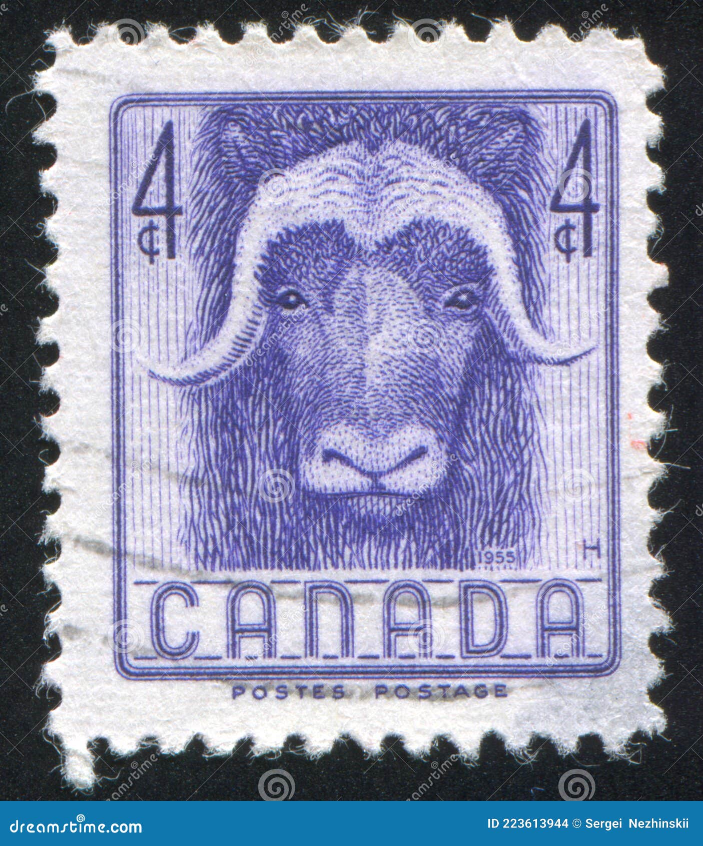 Postage stamp editorial stock image. Image of postcard - 223613944