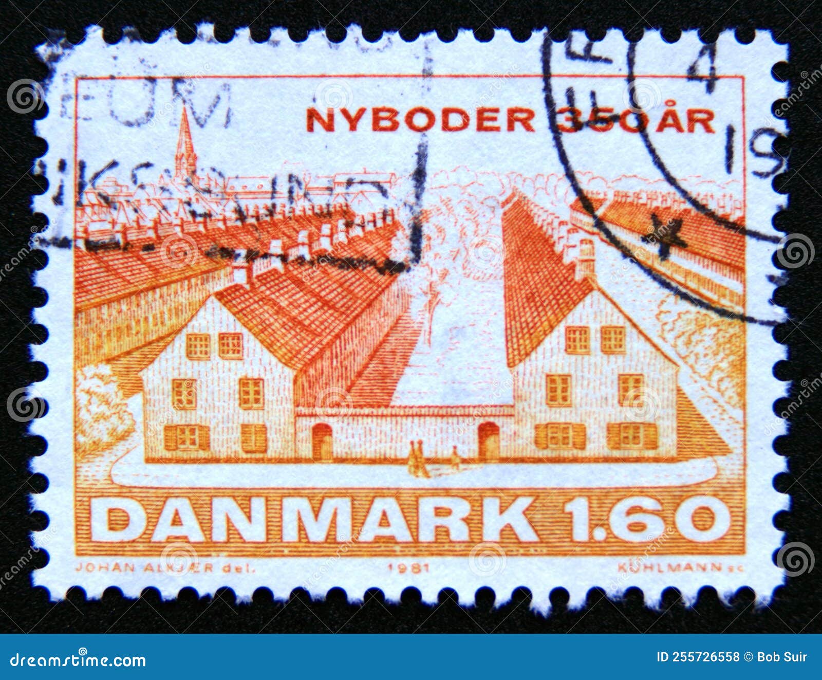 Postage Stamp Denmark, 1981. Nyboder Naval Barracks, Copenhagen ...