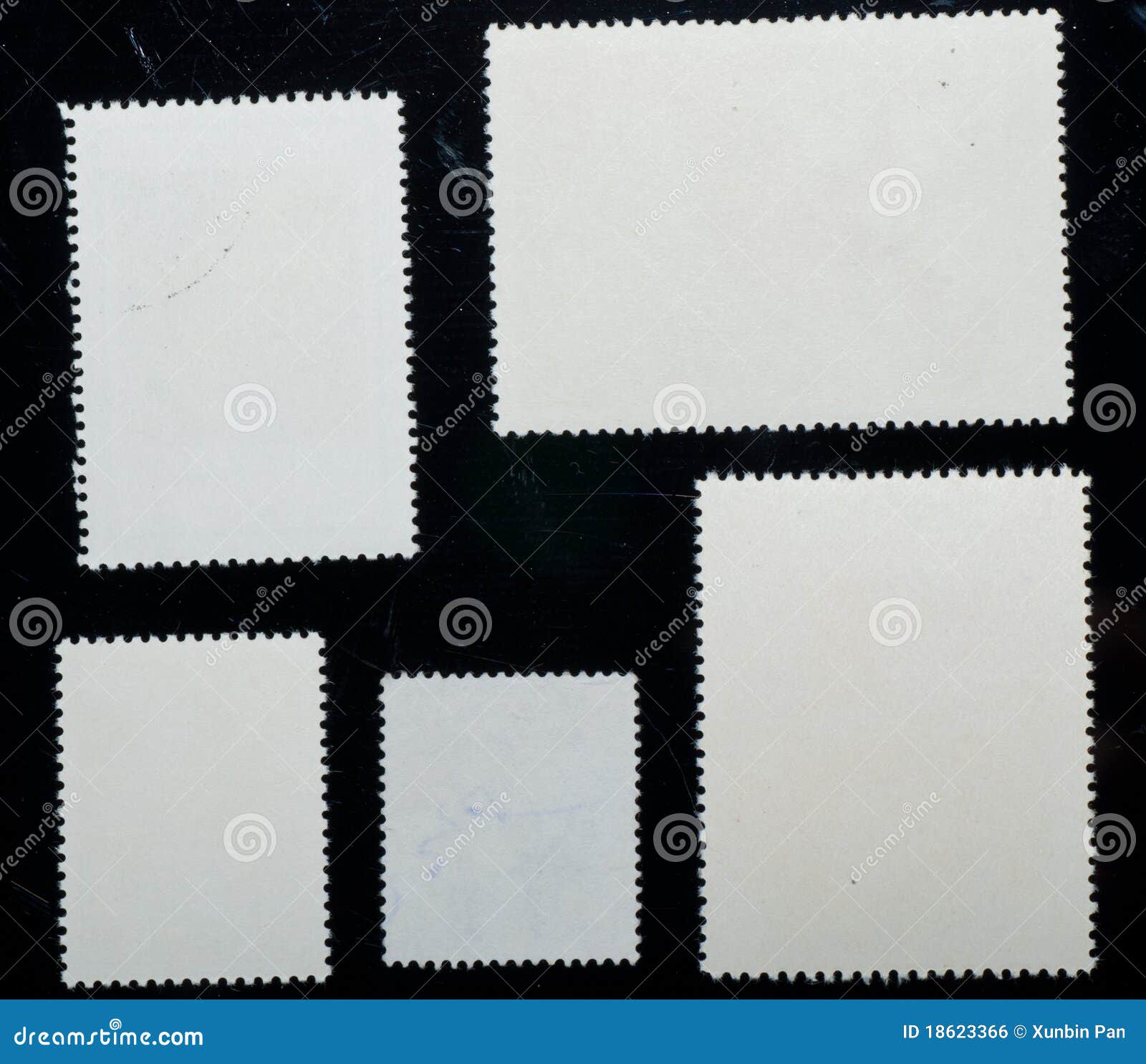 Postage stamp frame stock photo. Image of isolated, blank - 18623366
