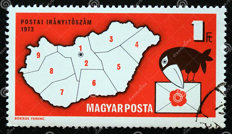 Postage Stamp Magyar, Hungary, 1973, Introduction of Postal Code System ...