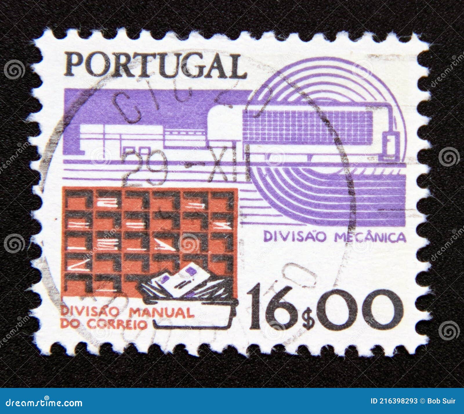 Manual And Automatic Mail Sorting, Serie, Circa 1983 Editorial Image ...