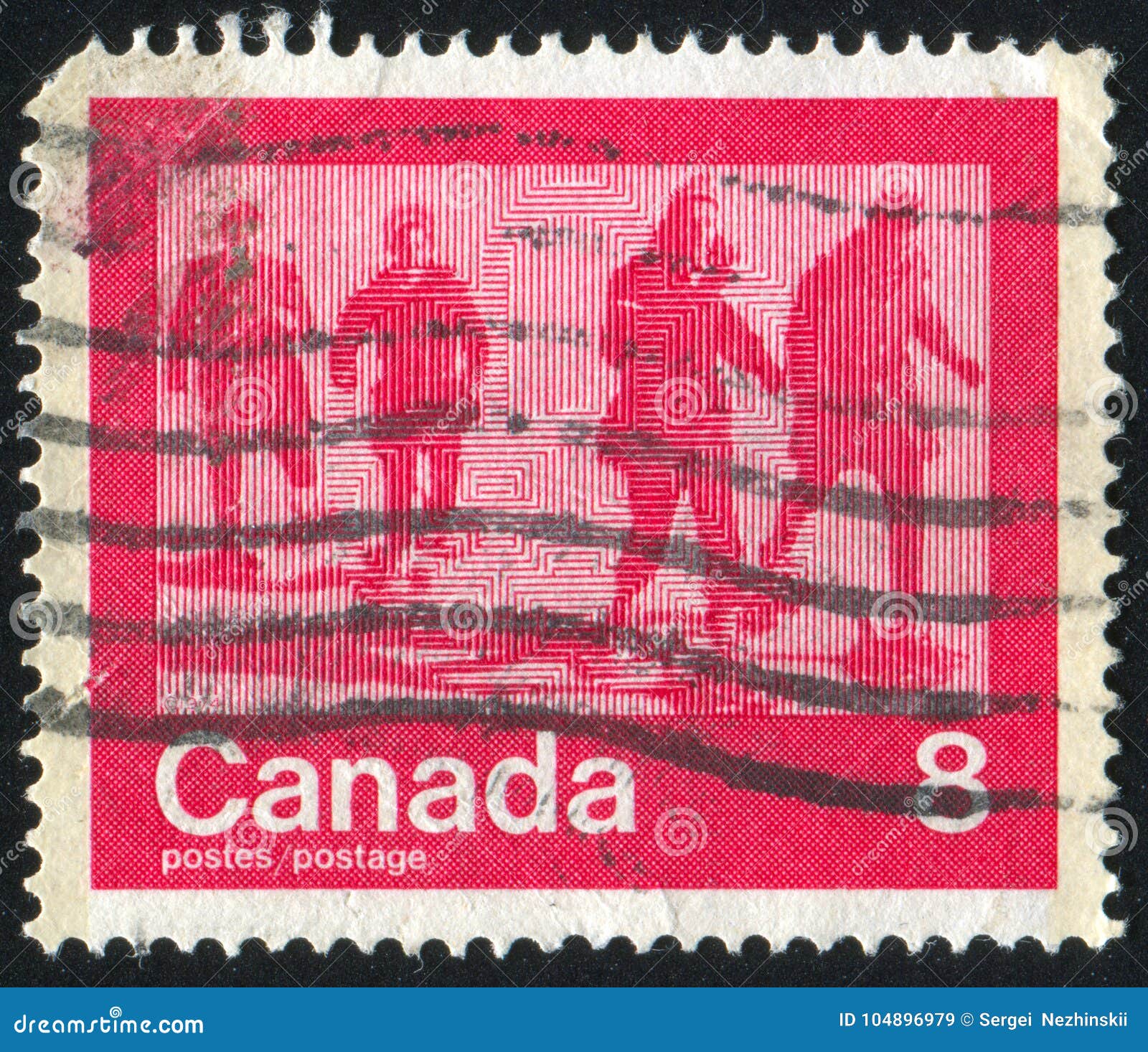 Postage Stamp Printed by Canada Editorial Stock Image - Image of mail ...