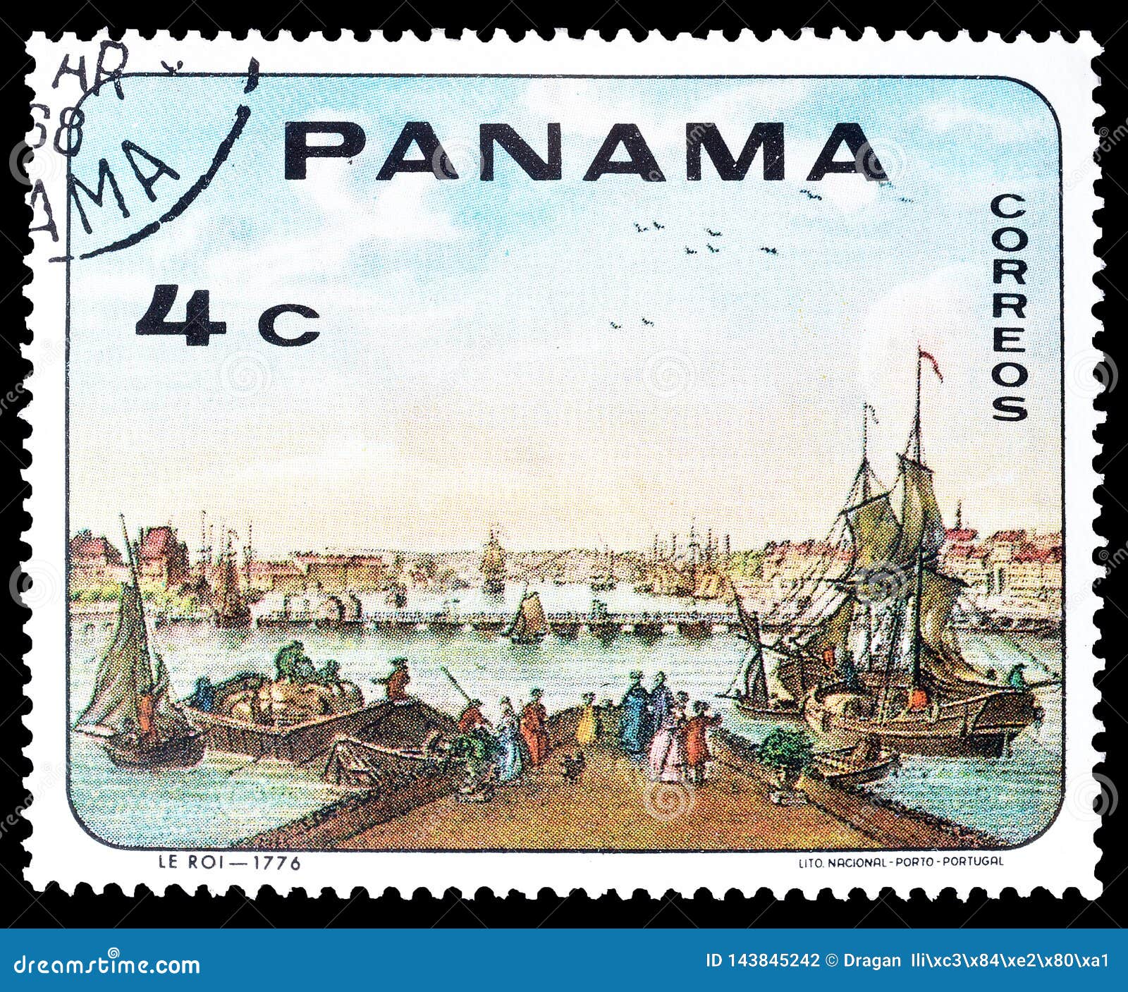 Postage Stamp Printed by Panama Editorial Photography - Image of ...