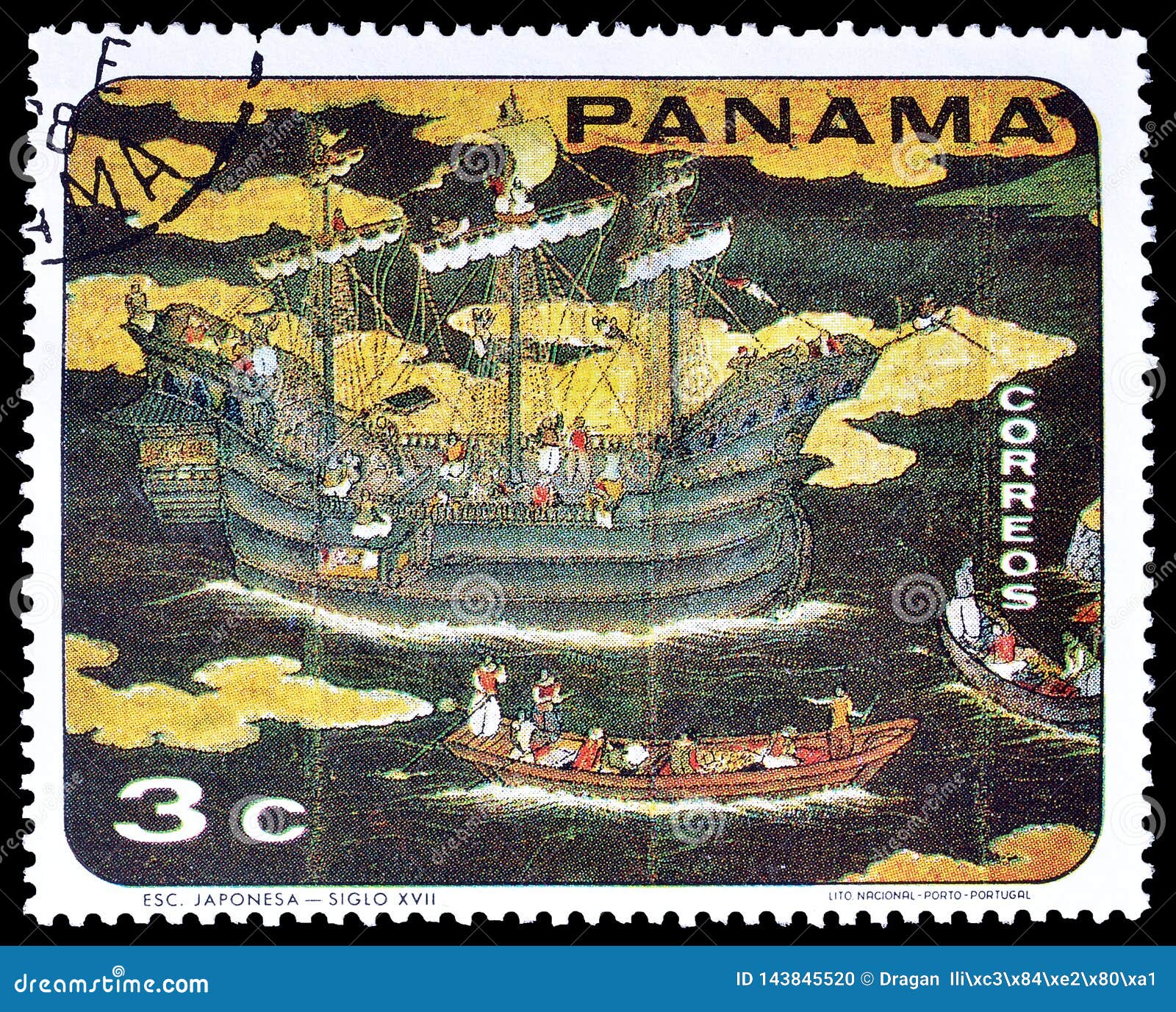 Postage Stamp Printed by Panama Editorial Image - Image of circa ...