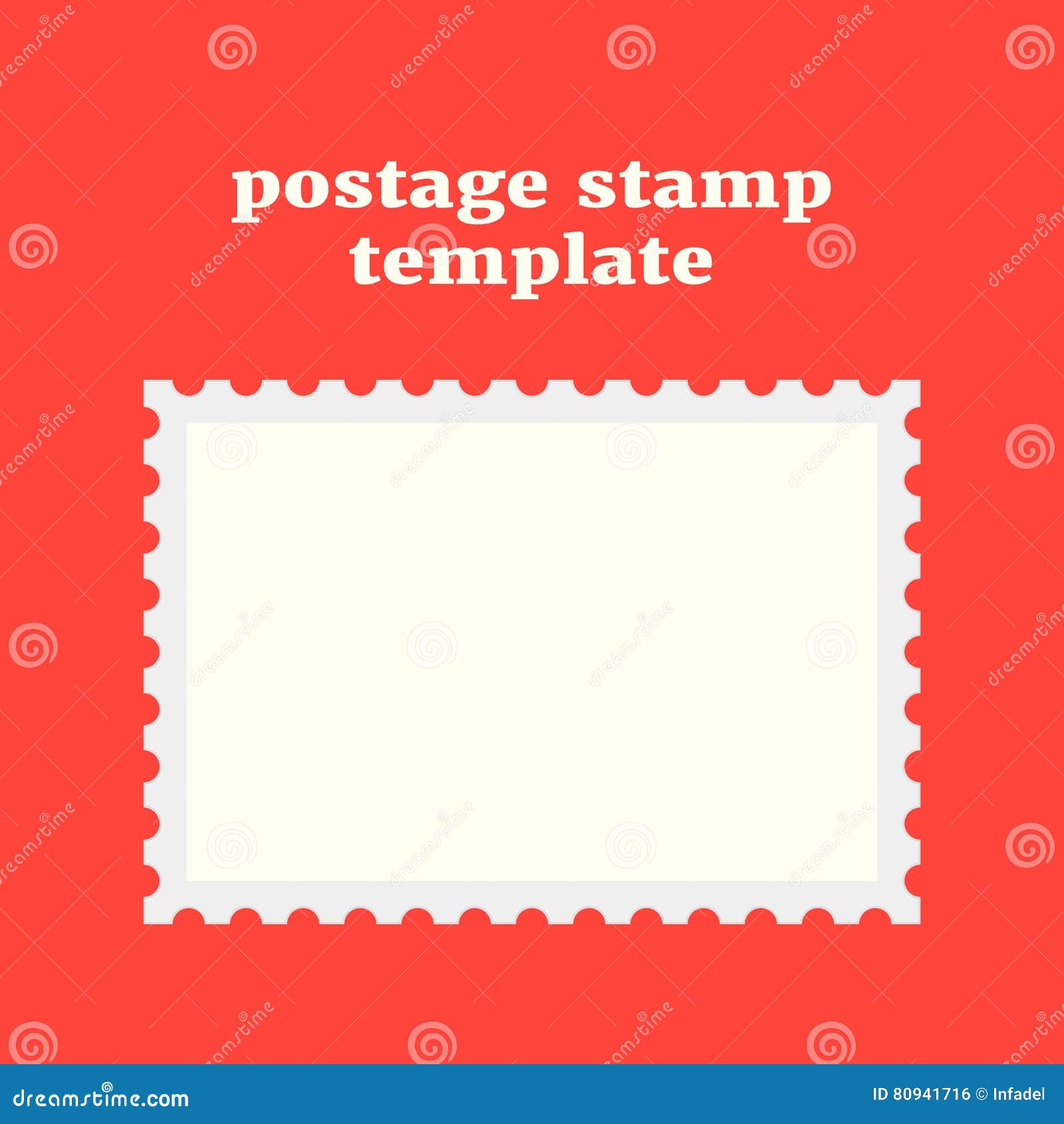 Postage Stamp Template