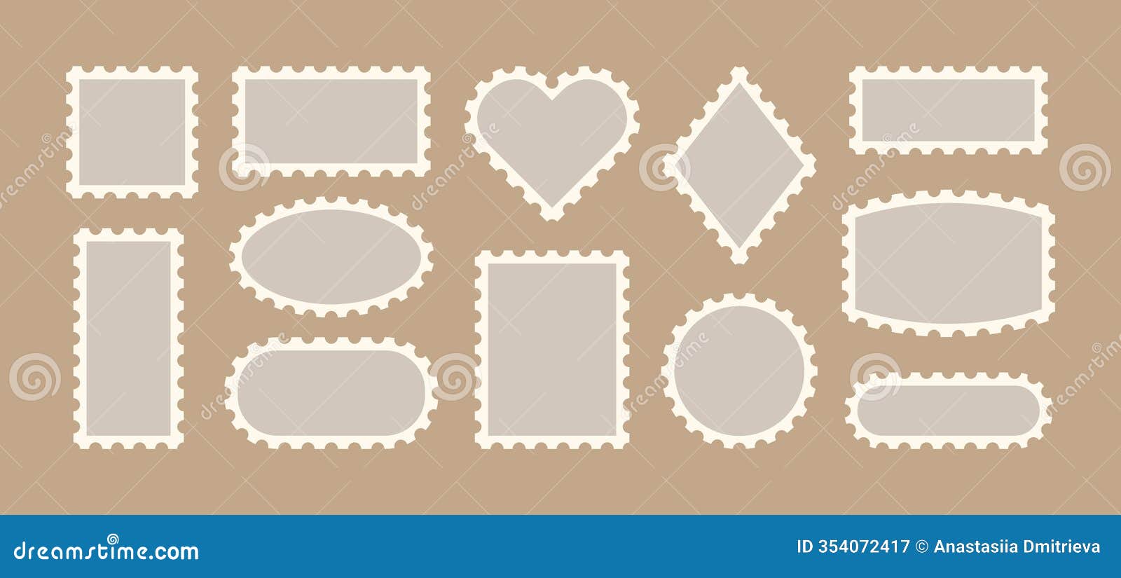 Vintage Postmark Cachet, Postal Watermark, Post Stamp Mark And Travel ...