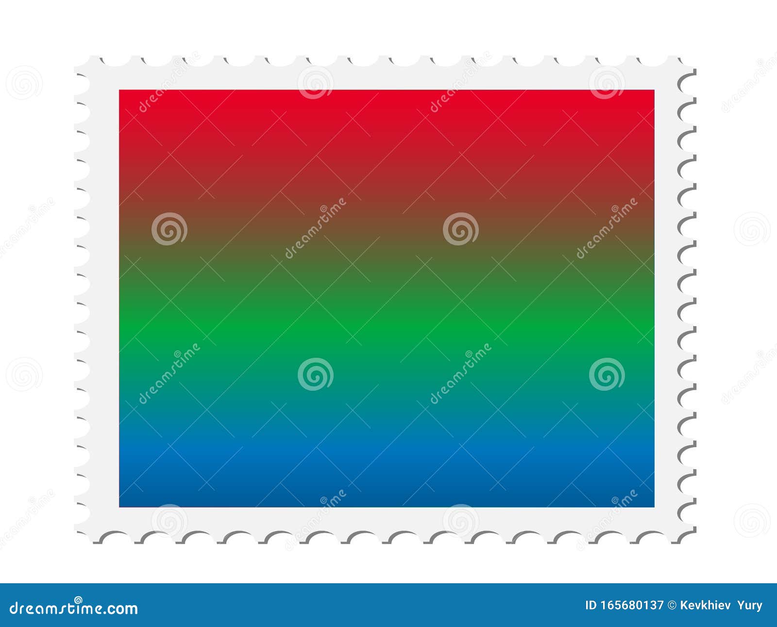 Postage Stamp Vector Illustration Eps 10 Stock Vector - Illustration of ...